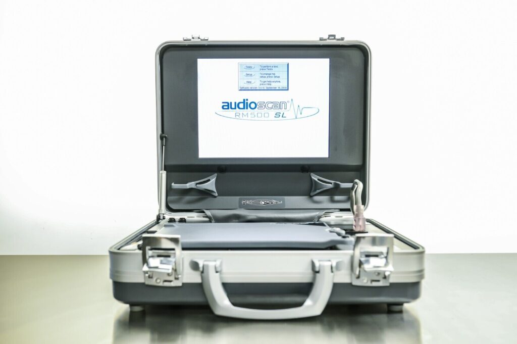 Audioscan RM500SL - Portable Hearing Aid Programming Verification System - Pinnacle Medical ...