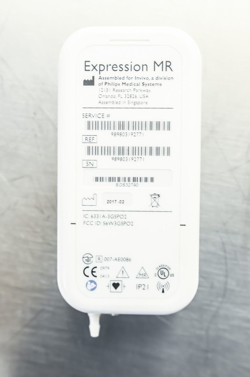 Philips Invivo Expression MR SPO2 Module 989803192771 - Pinnacle ...