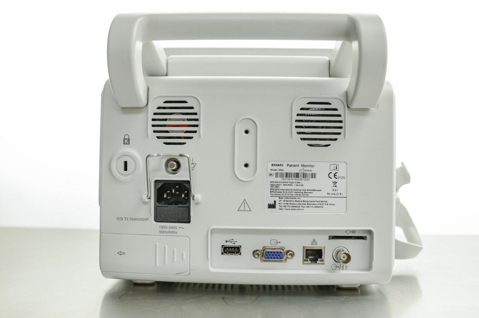 Edan iM50 Vital Sign Monitor - 3/5-lead ECG, NiBP, SpO2, Temperature ...