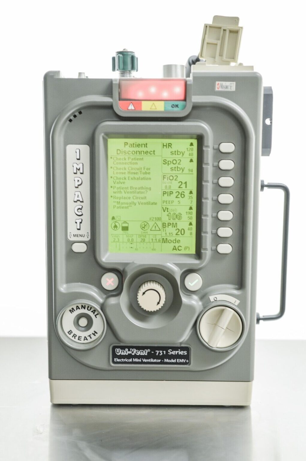 Impact Uni-vent EMV+ 731 Series Masimo EMV Plus - Pinnacle Medical ...
