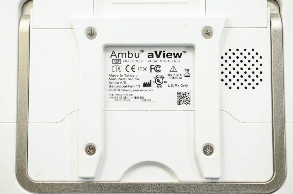 Ambu aView Monitor w/ Power Supply & Pole Clamp 405001000 - Pinnacle ...