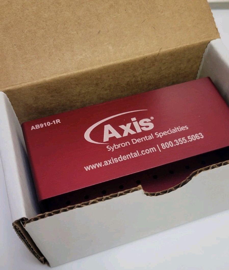 Kerr Dental Bur Block AB910-1R Disc Defender Lab Instrument Caddy 36 ...