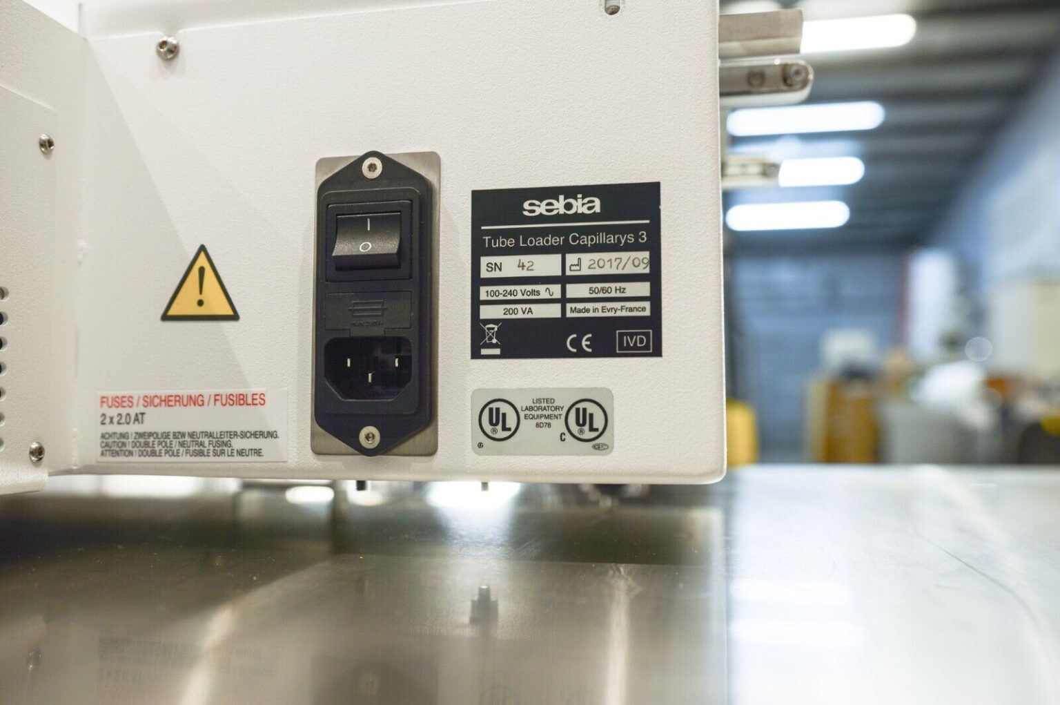 Sebia Capillarys 3 Tube Loader Capillarys 3 - Pinnacle Medical Equipment