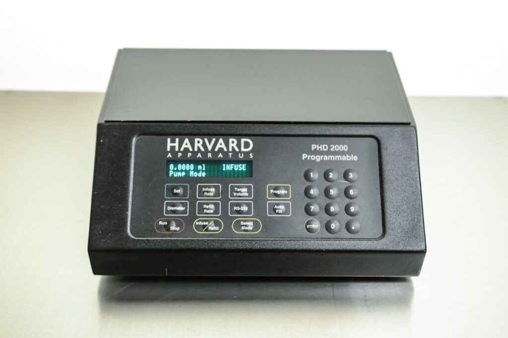 Harvard Apparatus PHD 2000 Programmable Infusion Syringe Pump 98-1742 ...