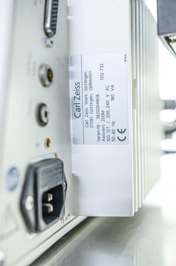 Carl Zeiss Axiovert 200M w/ HBO 100, AxioCam HRC, PLAN APOCHROMAT, EC ...