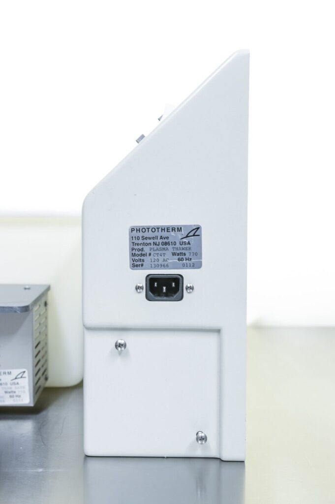 CytoTherm 4T Plasma Thawing System Phototherm Plasma Thaw Bath ...