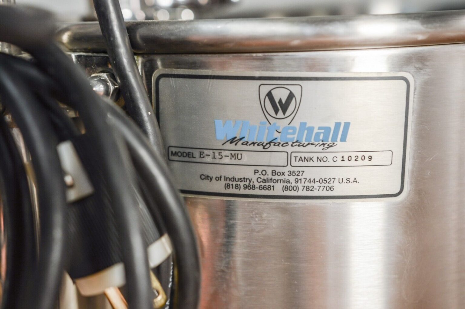 Whitehall Stainless Steel Hydrotherapy Whirlpool E-15-MU - Pinnacle ...